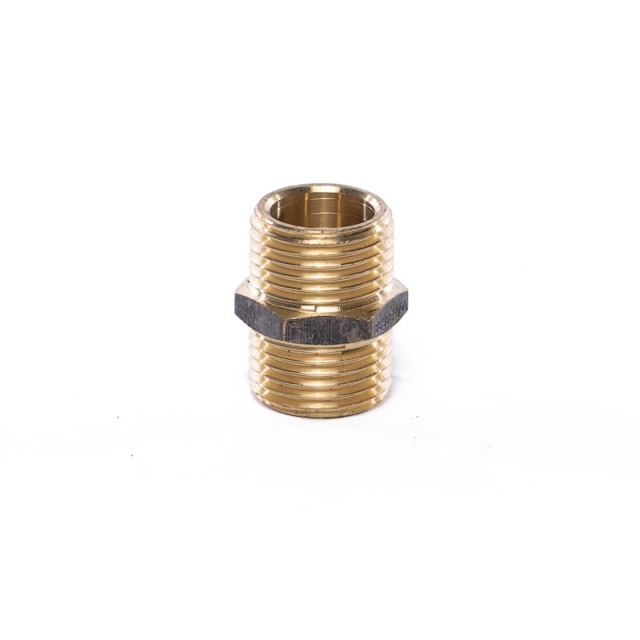 15mm Hex Nipple brass | Gamato Manufacturing